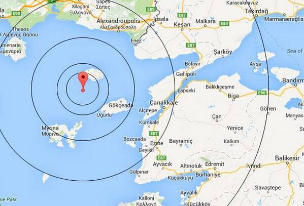 Earthquake Of Magnitude 6 4 Strikes The Aegean Sea Daily Sabah