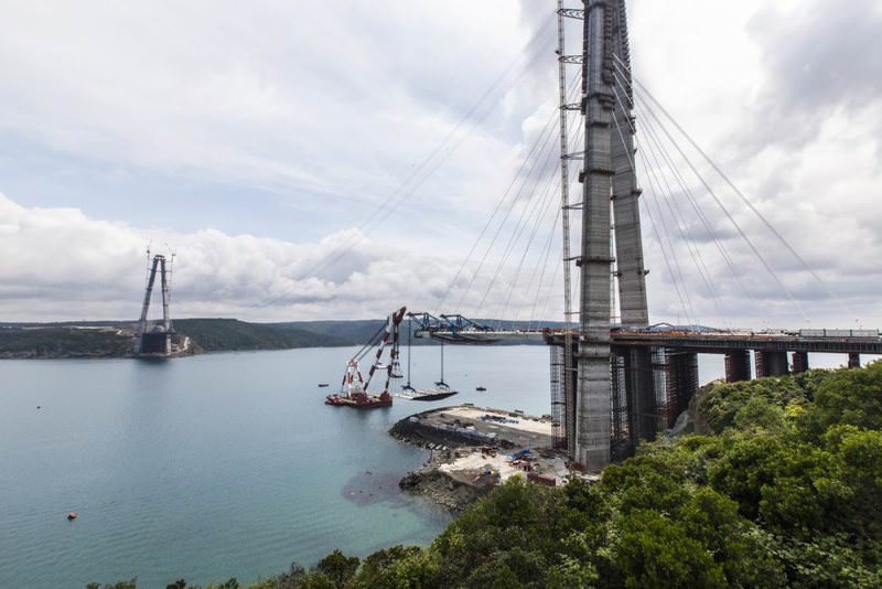 Istanbul's third bridge over Bosporus nears completion | Daily Sabah