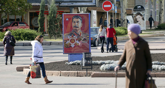 Stalin portraits and Soviet nostalgia rule in Ukraine's rebel regions ...
