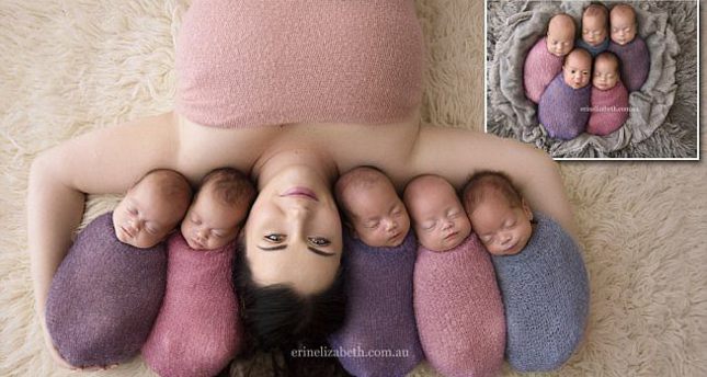 Meet Australia's adorable quintuplets: '50 fingers, 50 toes, 6 hearts ...