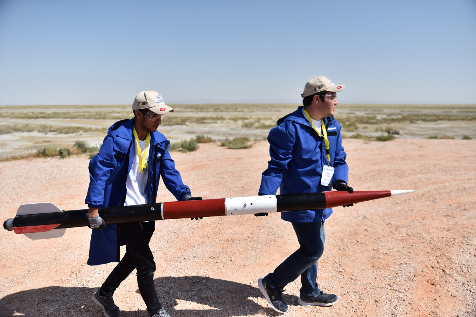 Students compete at rocket race in central Turkey's Aksaray as part of ...