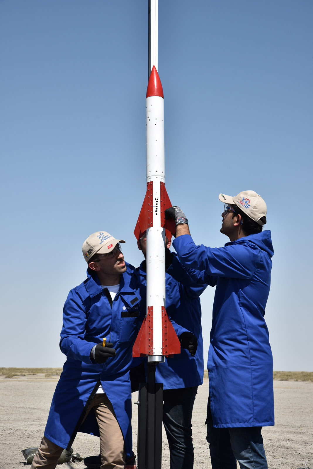 Students compete at rocket race in central Turkey's Aksaray as part of ...