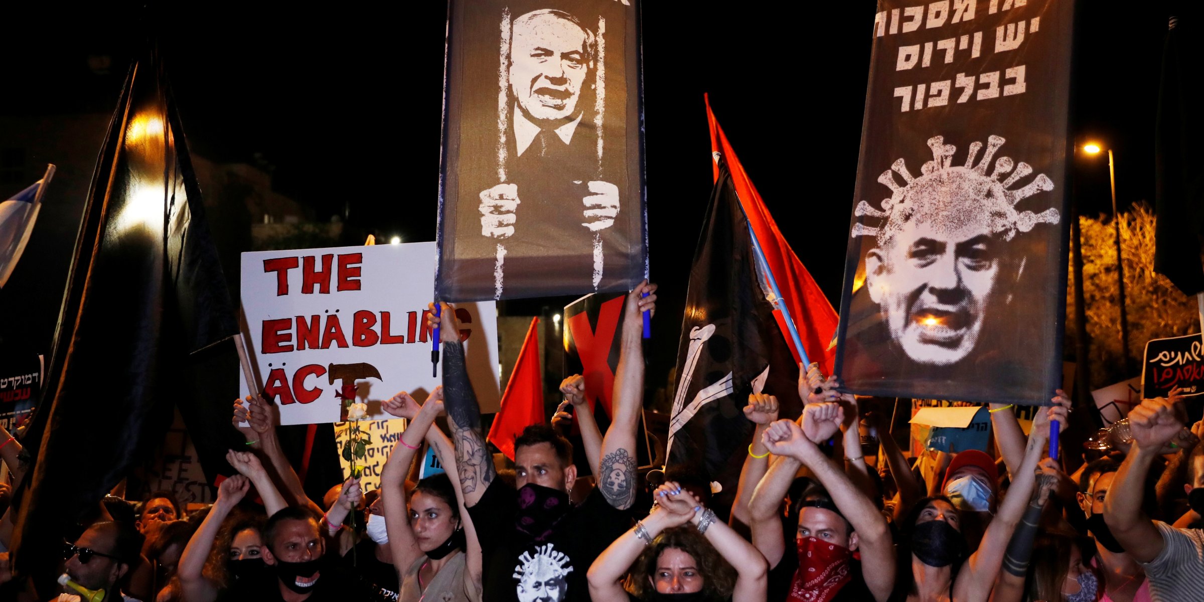 Israelis continue protests against Netanyahu's handling of pandemic ... Israelis continue protests against Netanyahu's handling of pandemic ...
