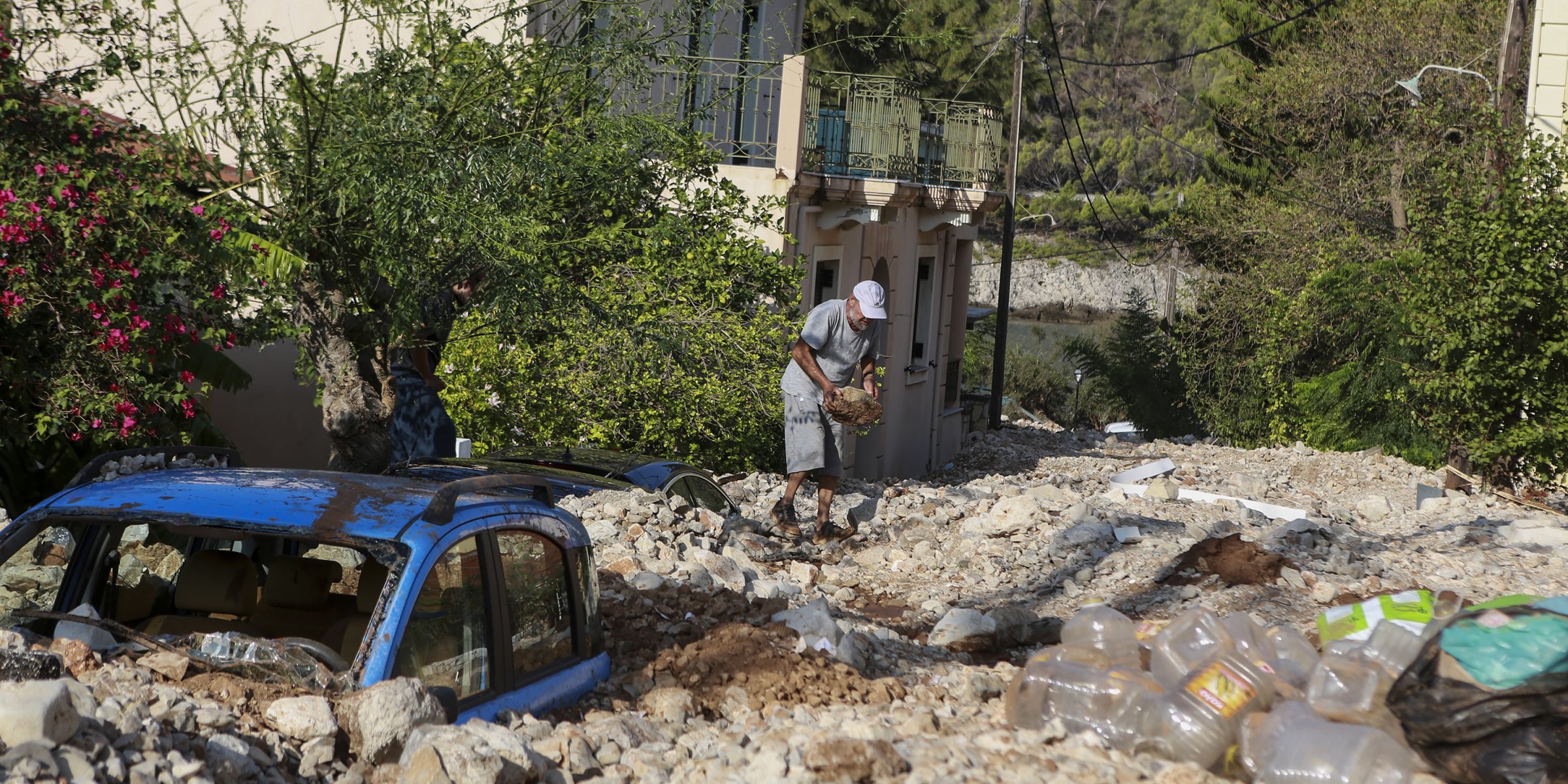 Rare Mediterranean storm hits Greece's Ionian islands | Daily Sabah