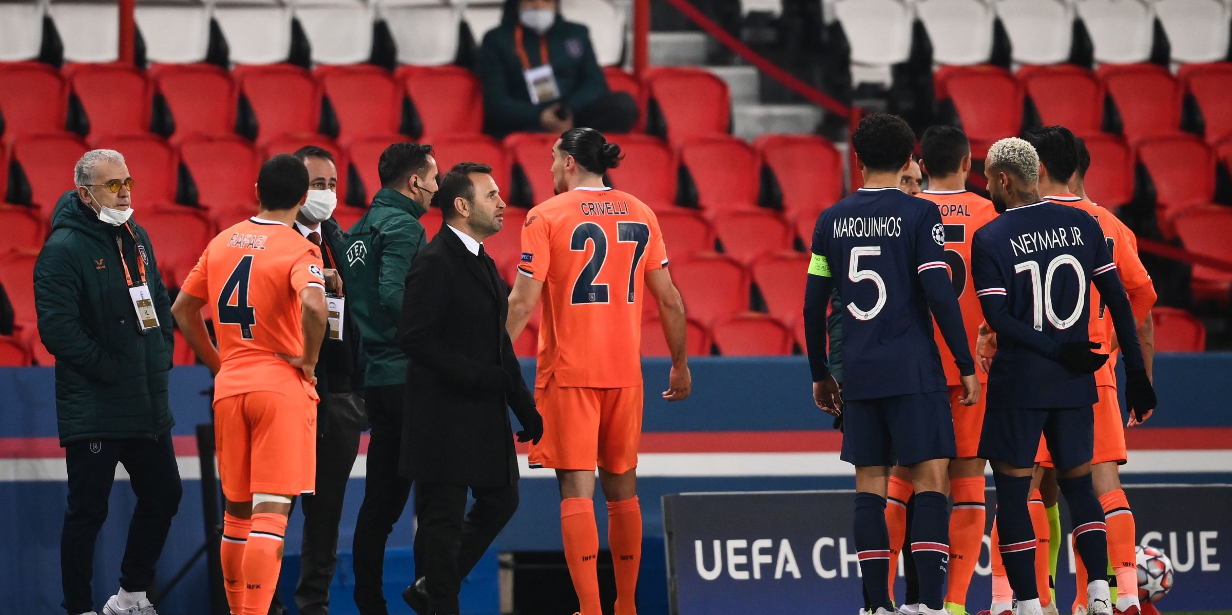 PSG-Başakşehir Champions League match suspended over alleged racist ...