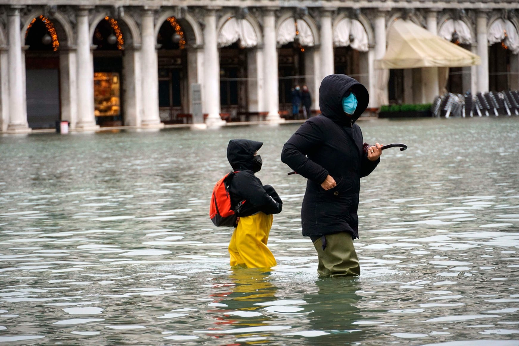 In photos: High tide floods Venice as dam system fails to activate ...