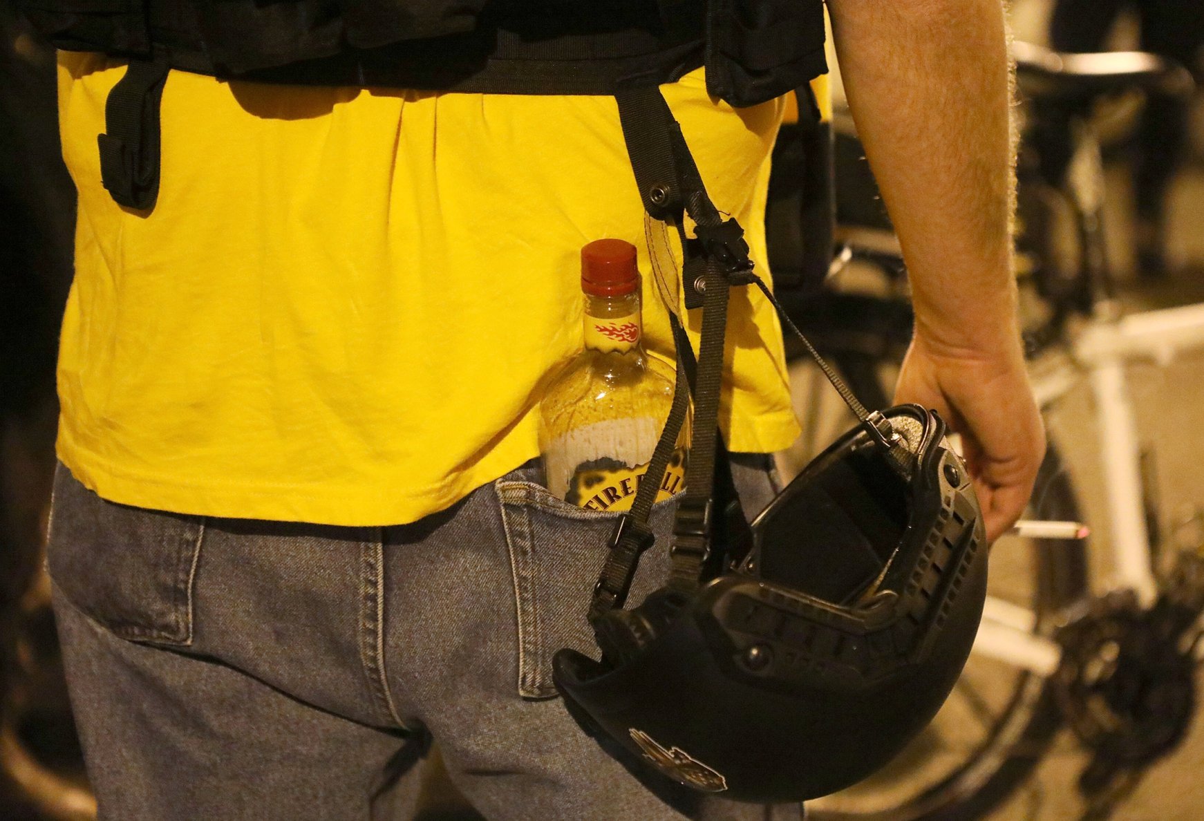 In photos: Opposing groups clash after pro-Trump protests decry ...