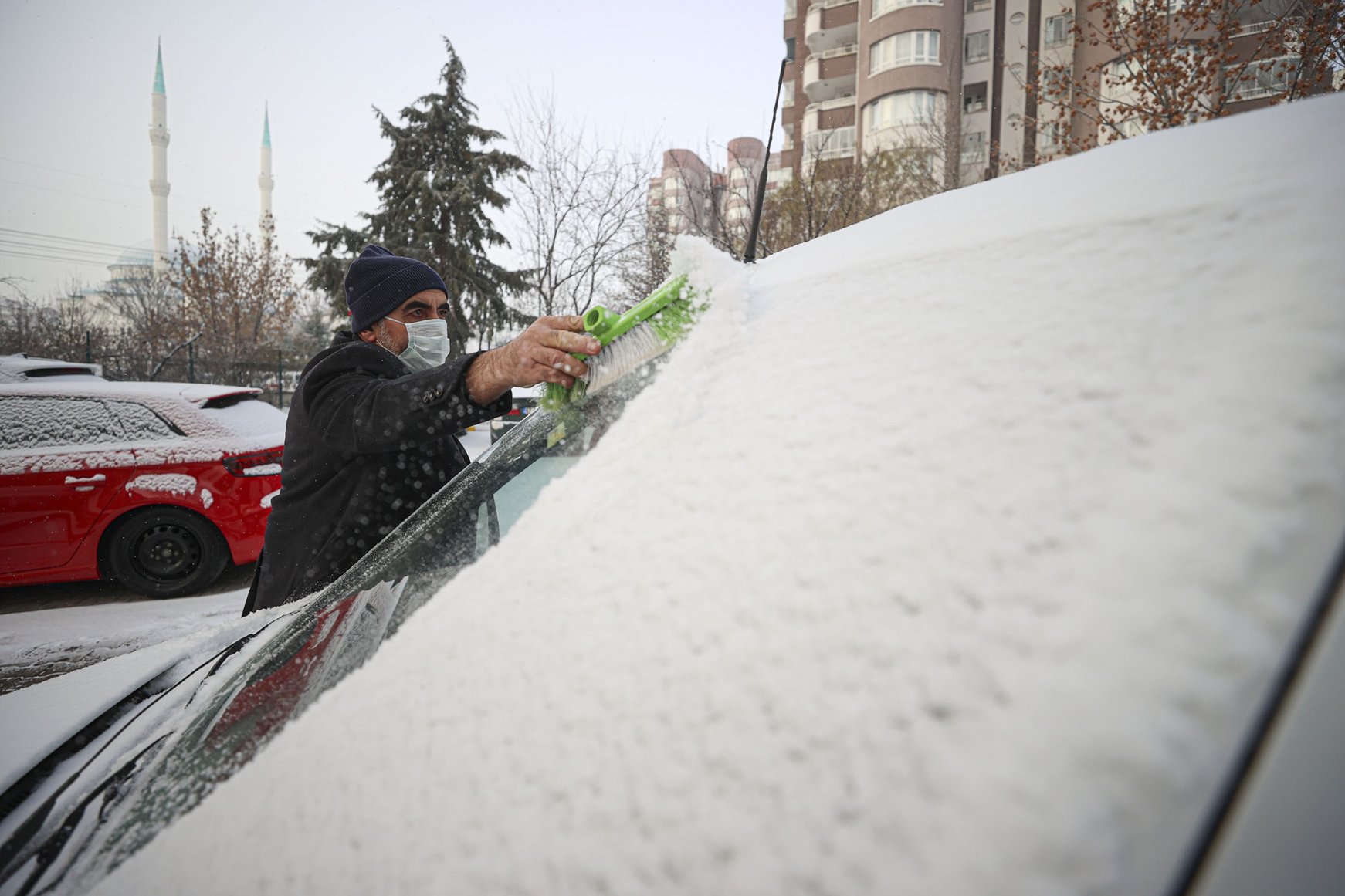 First snow in Turkey's capital Ankara | Daily Sabah