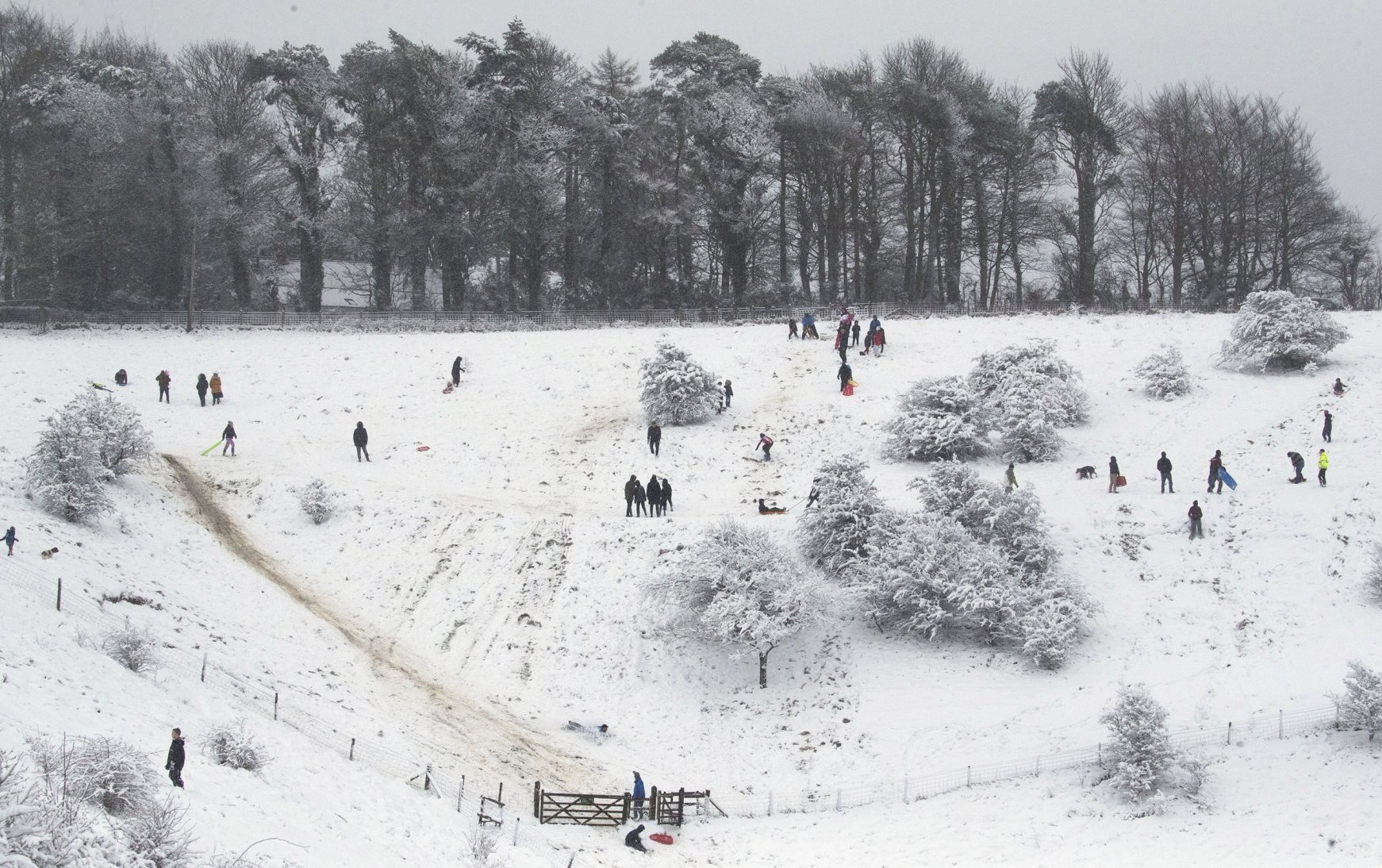 Harsh winter weather in Europe brings damage and fun | Daily Sabah