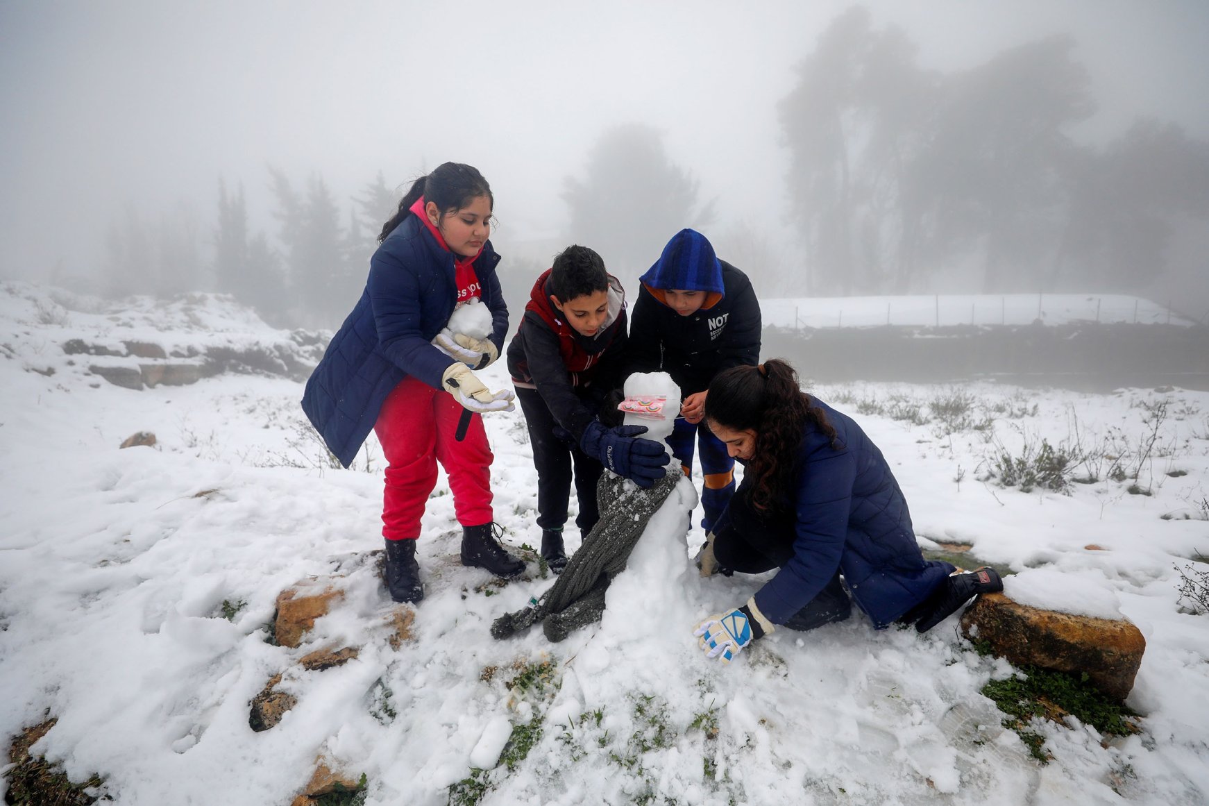 Rare snowfall blankets parts of Middle East | Daily Sabah