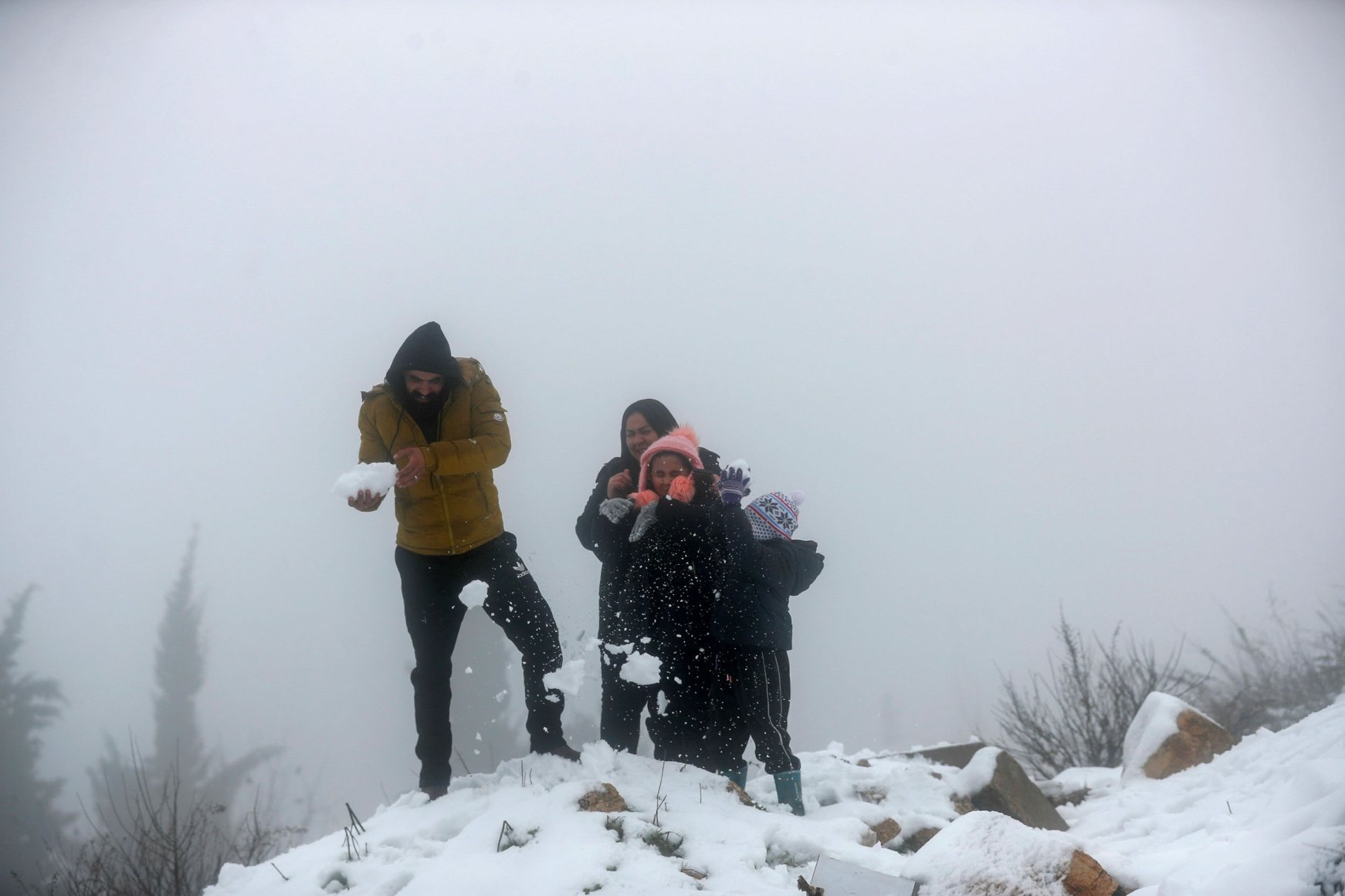 Rare snowfall blankets parts of Middle East | Daily Sabah