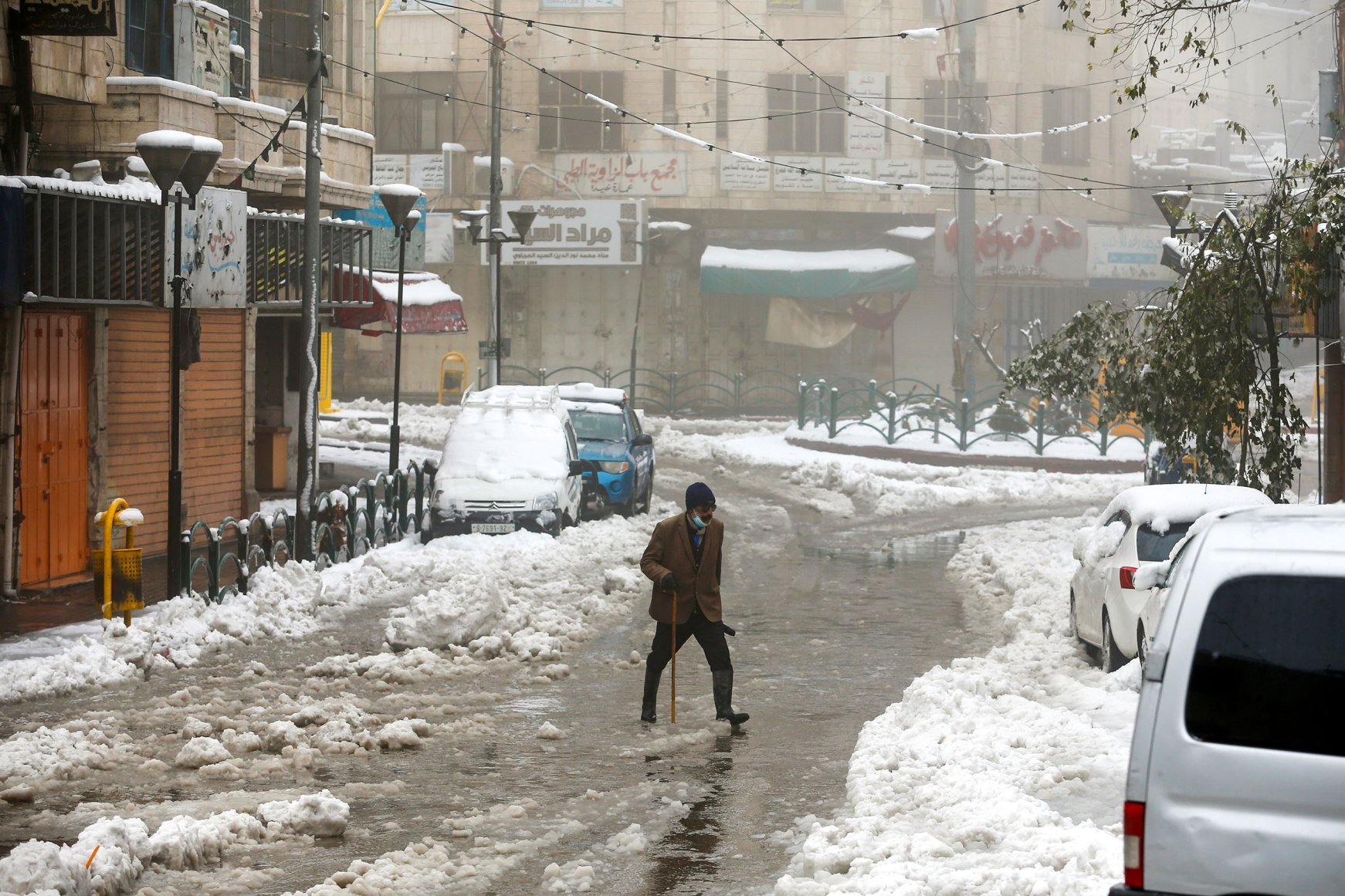 Rare snowfall blankets parts of Middle East | Daily Sabah