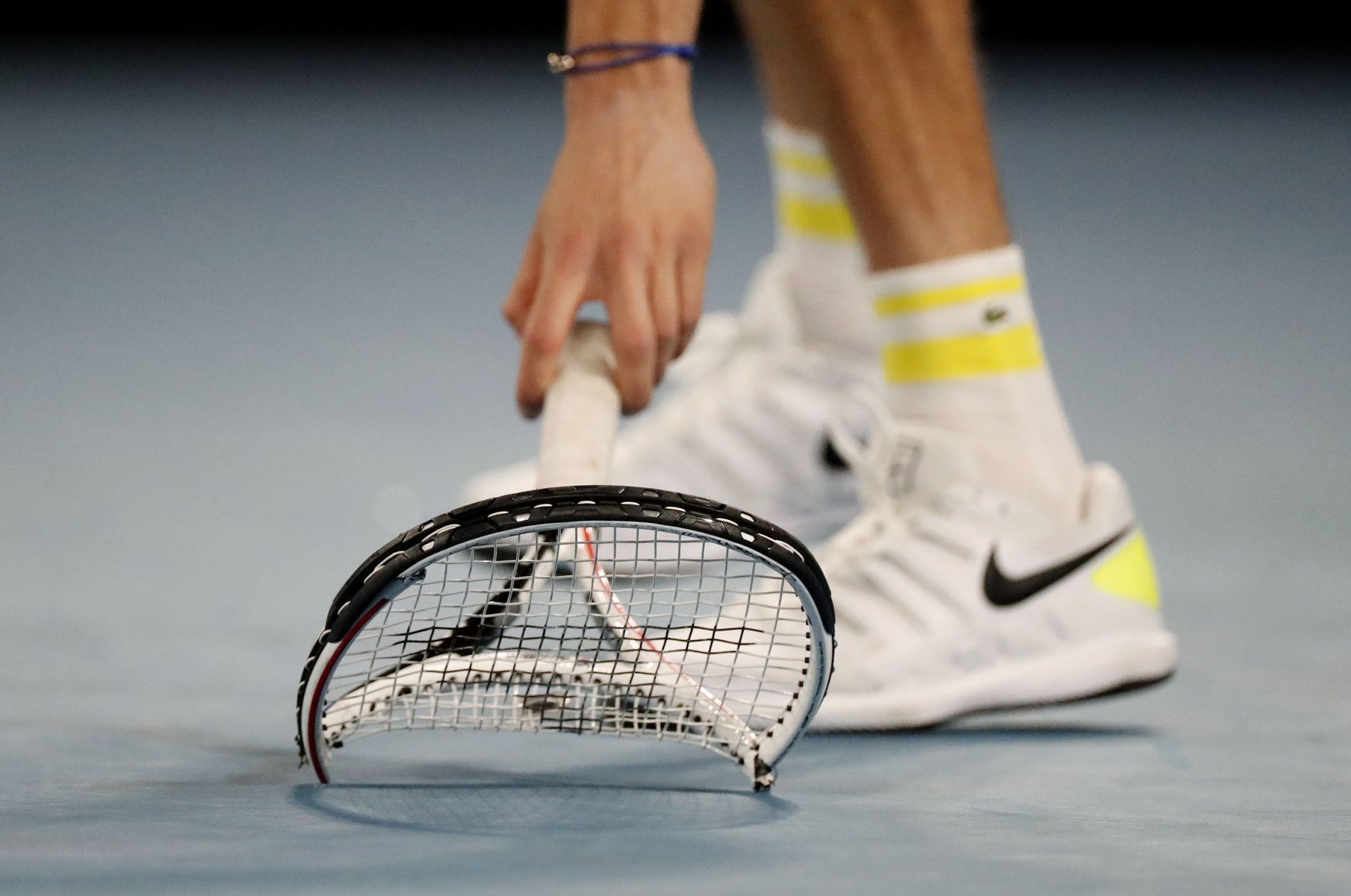 Broken rackets, sweat and injuries: Best of Australian Open 2021 ...
