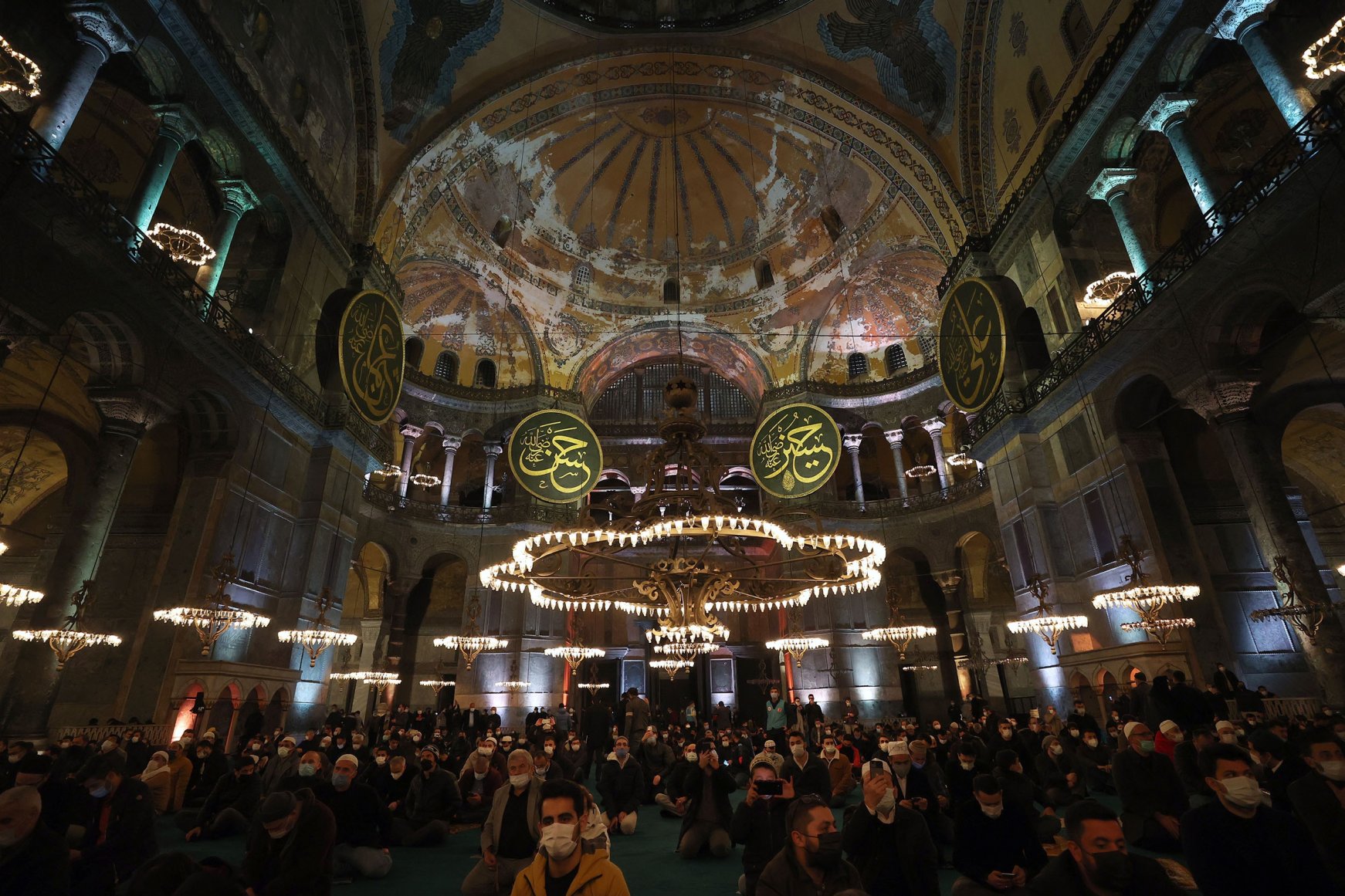 Laylat al-Miraj: Holy Muslim night marked in mosques across Turkey ...
