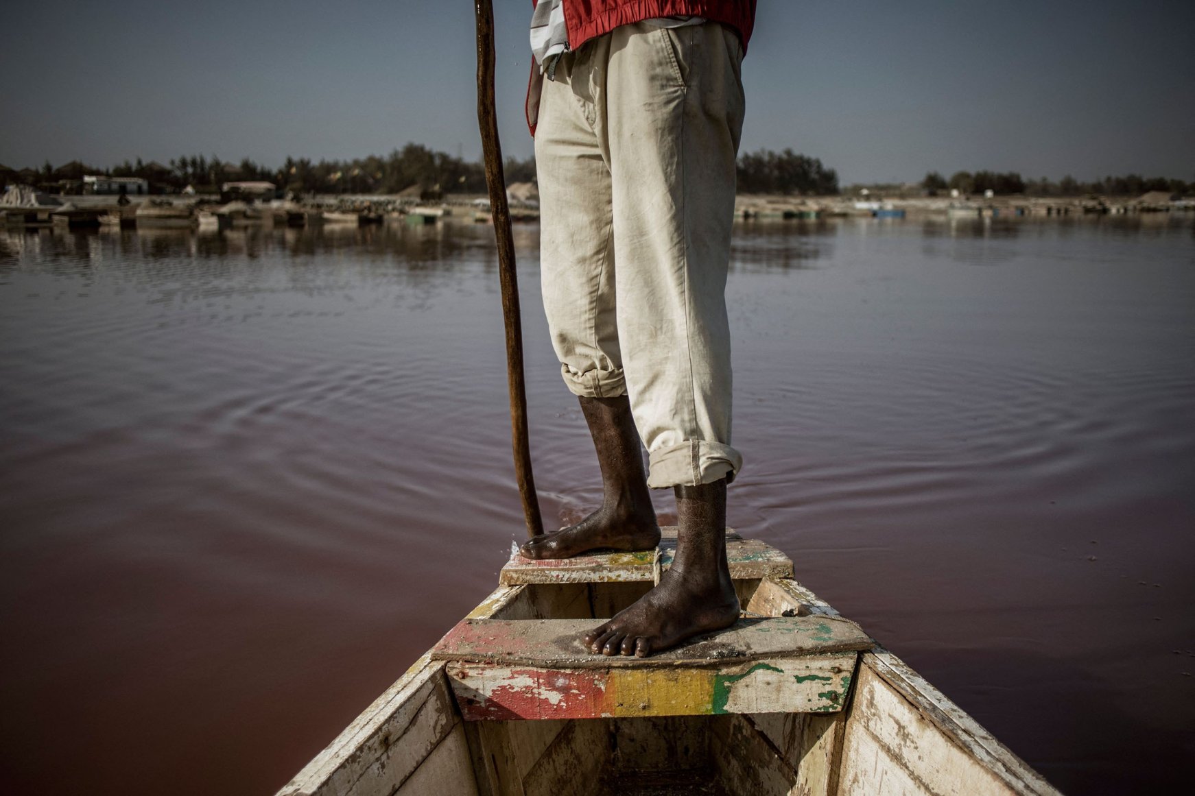 Salt harvesting at Senegal's Pink Lake | Daily Sabah