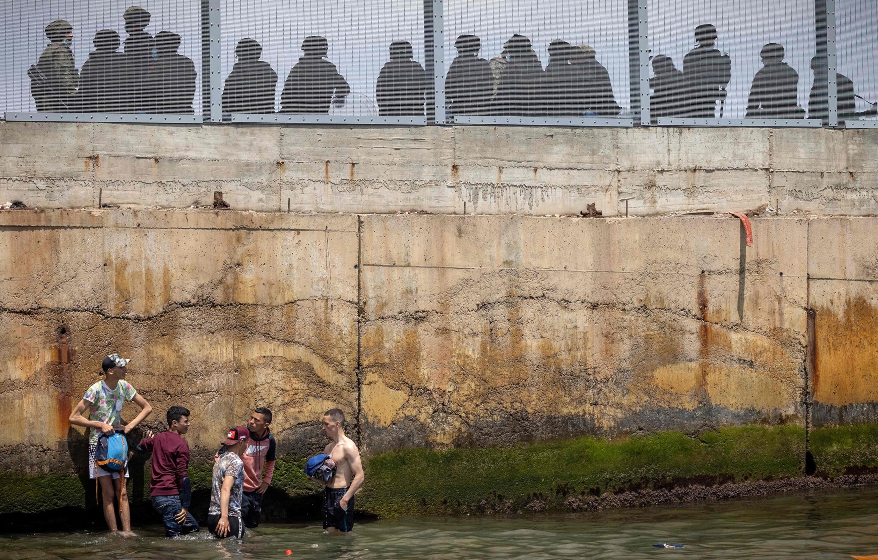 In photos: Migrant influx in Spain's African enclave of Ceuta | Daily Sabah