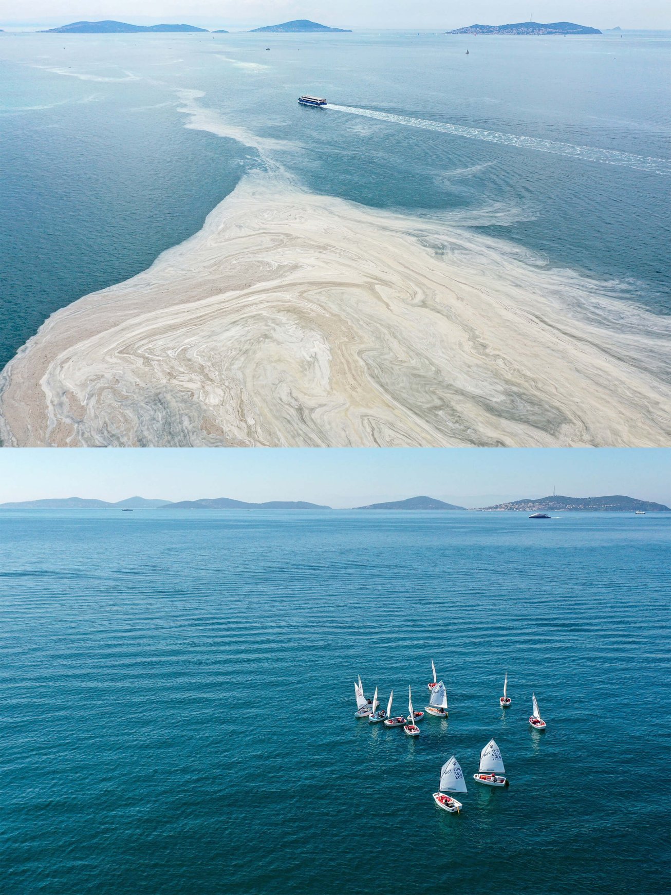 Smooth sailing, clear waters: Mucilage cleared from Marmara Sea | Daily ...