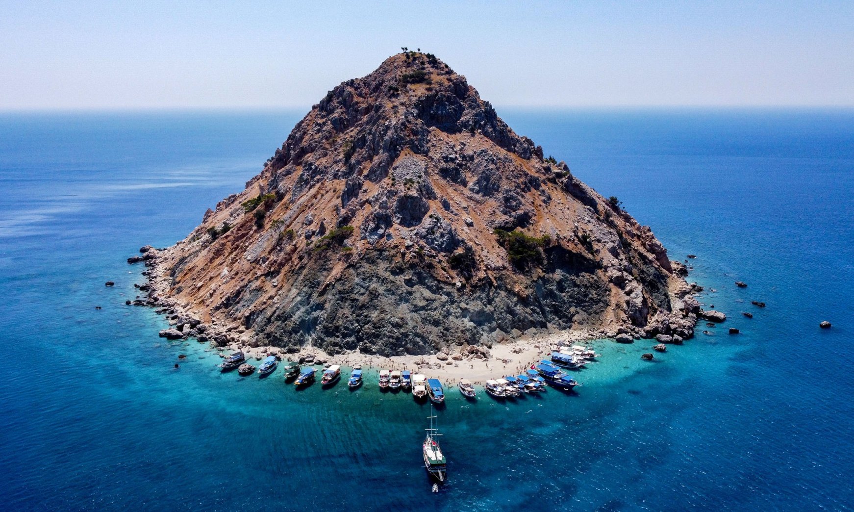 Turkey's uninhabited Suluada mesmerizes with clear sea, white beach ...