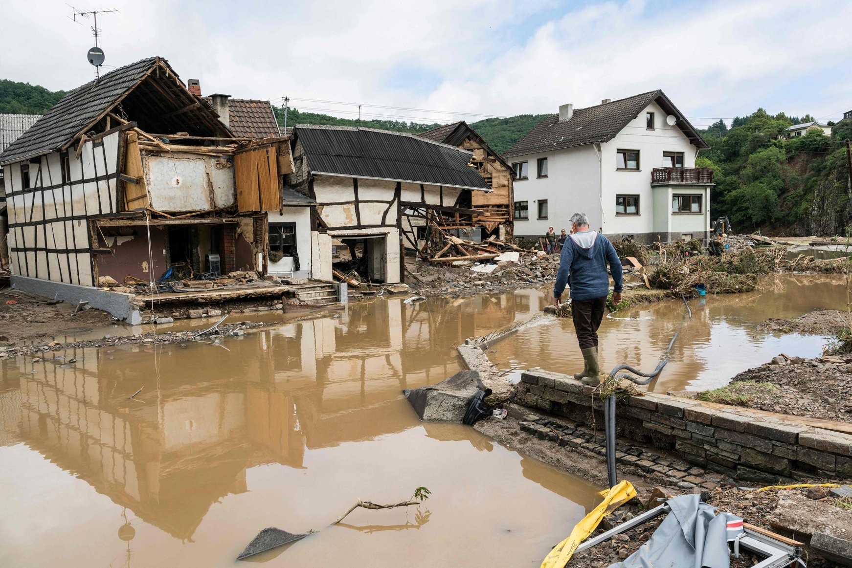 In photos: Deadly floods wreck havoc in Germany, Belgium | Daily Sabah