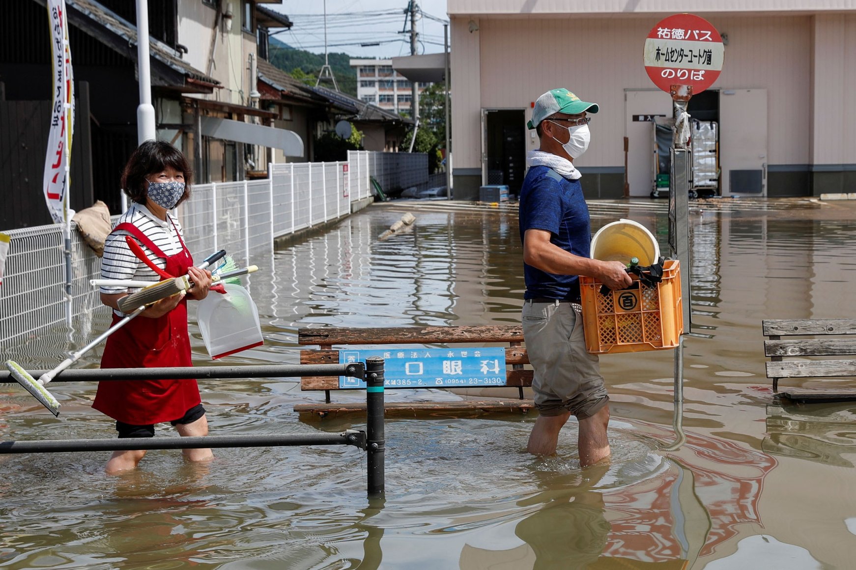 In photos: Japan hit by heavy rain, causing floods, landslides | Daily ...