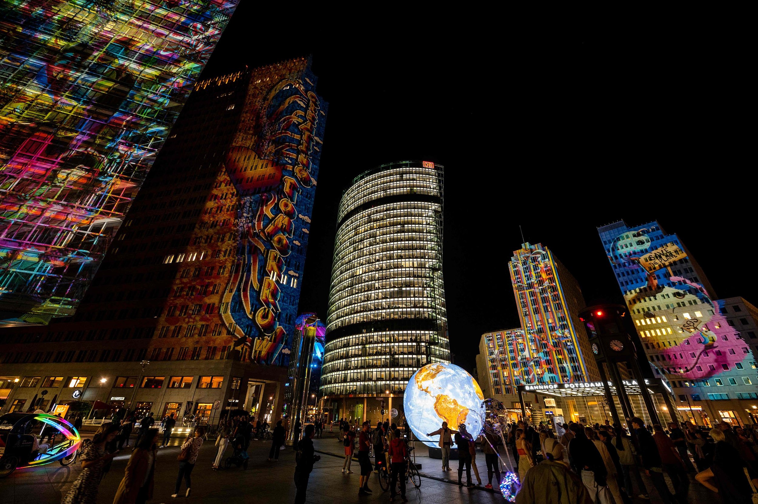 Berlin buildings glow amid 'Festival of Lights' | Daily Sabah