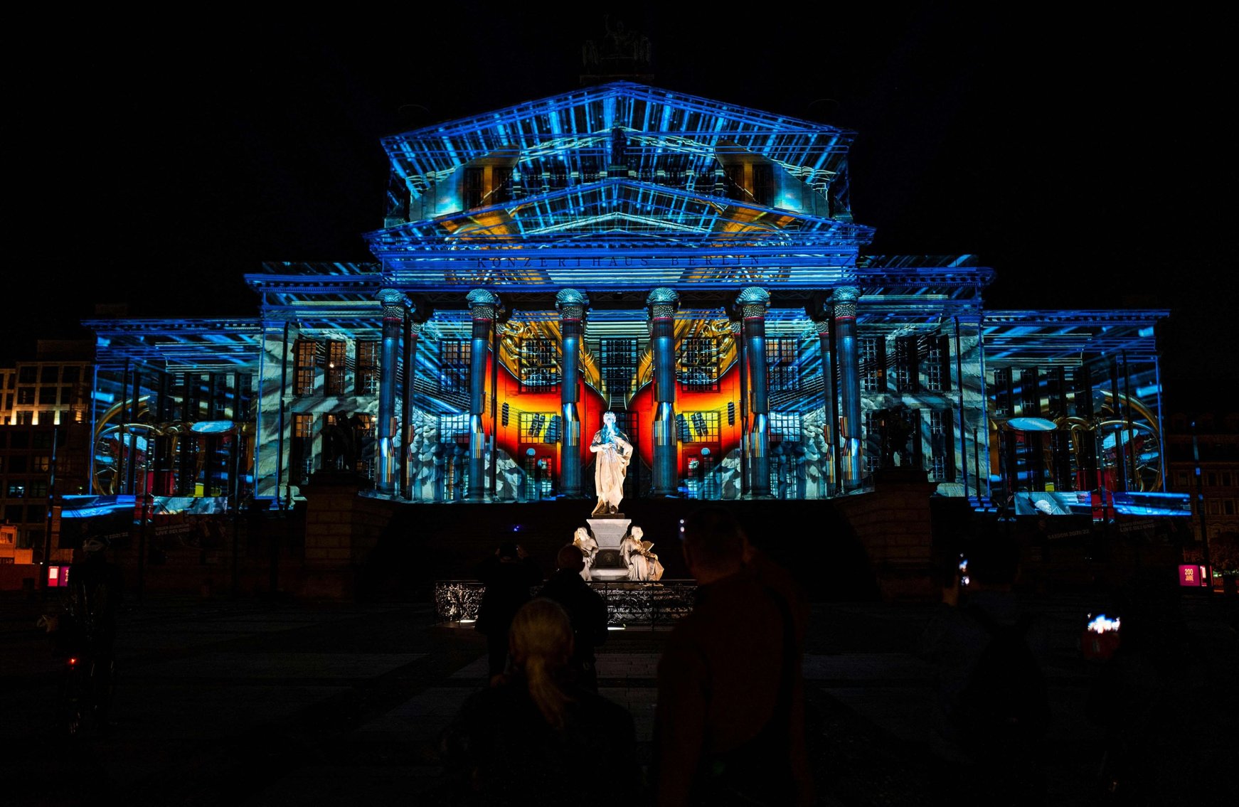 Berlin buildings glow amid 'Festival of Lights' | Daily Sabah