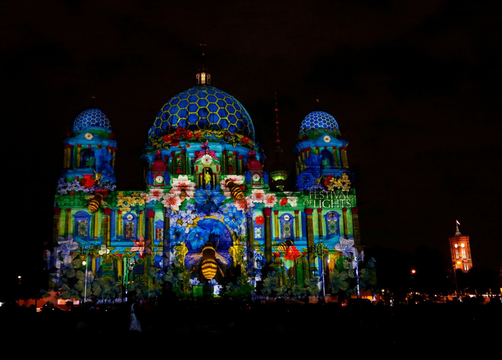 Berlin buildings glow amid 'Festival of Lights' | Daily Sabah