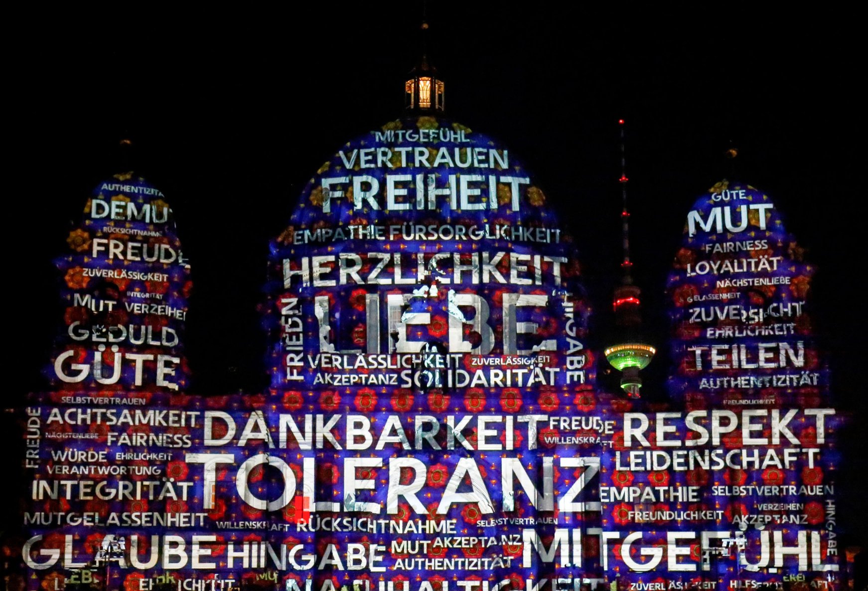 Berlin buildings glow amid 'Festival of Lights' | Daily Sabah