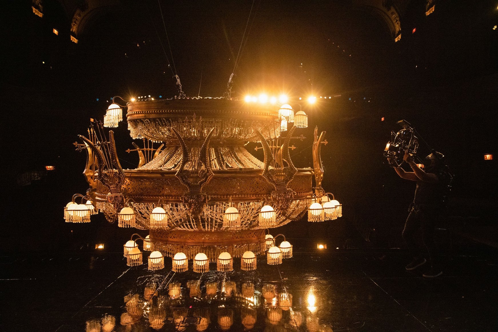 A look behind the scenes of 'Phantom of the Opera' as it reopens ...