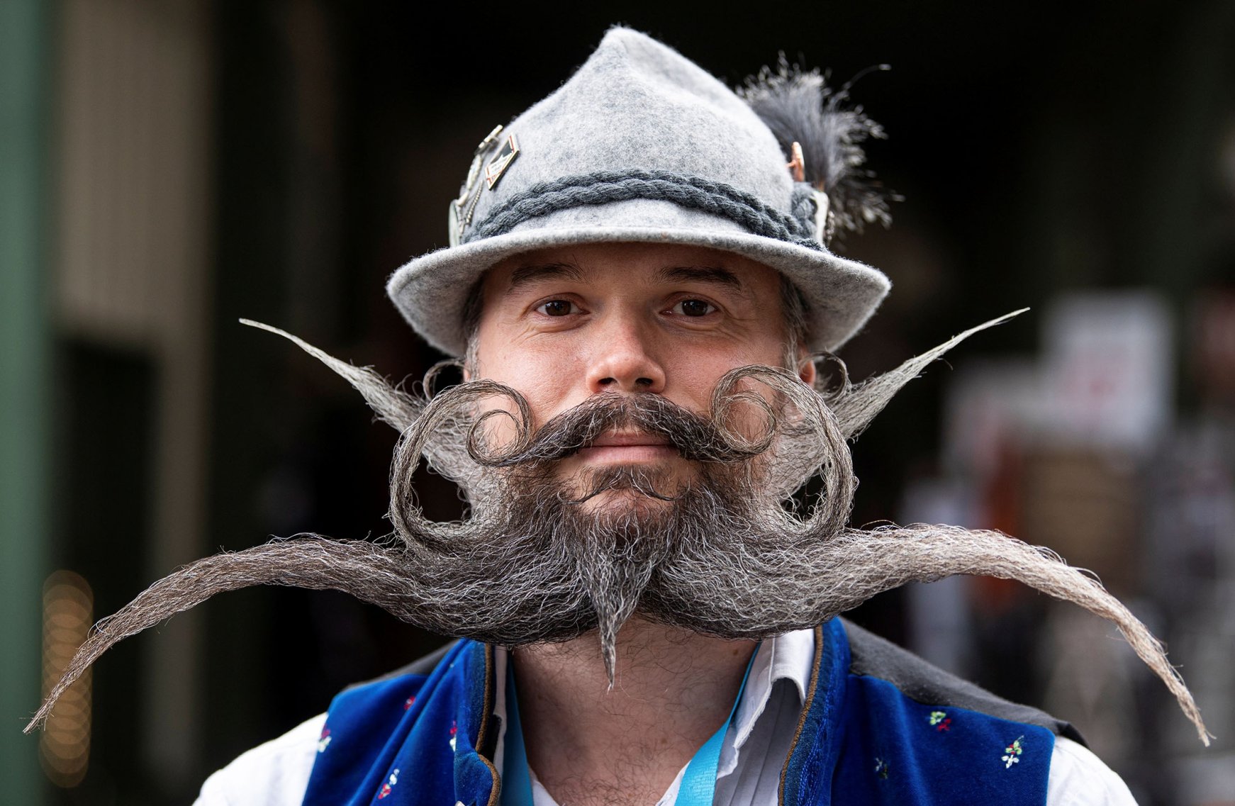 Beautiful beards, majestic mustaches compete at German championship ...