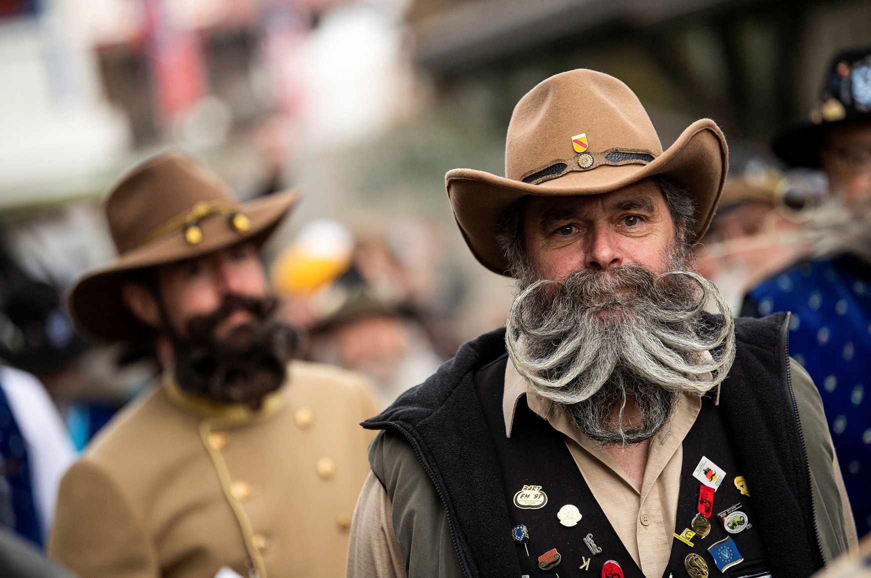 Beautiful beards, majestic mustaches compete at German championship ...