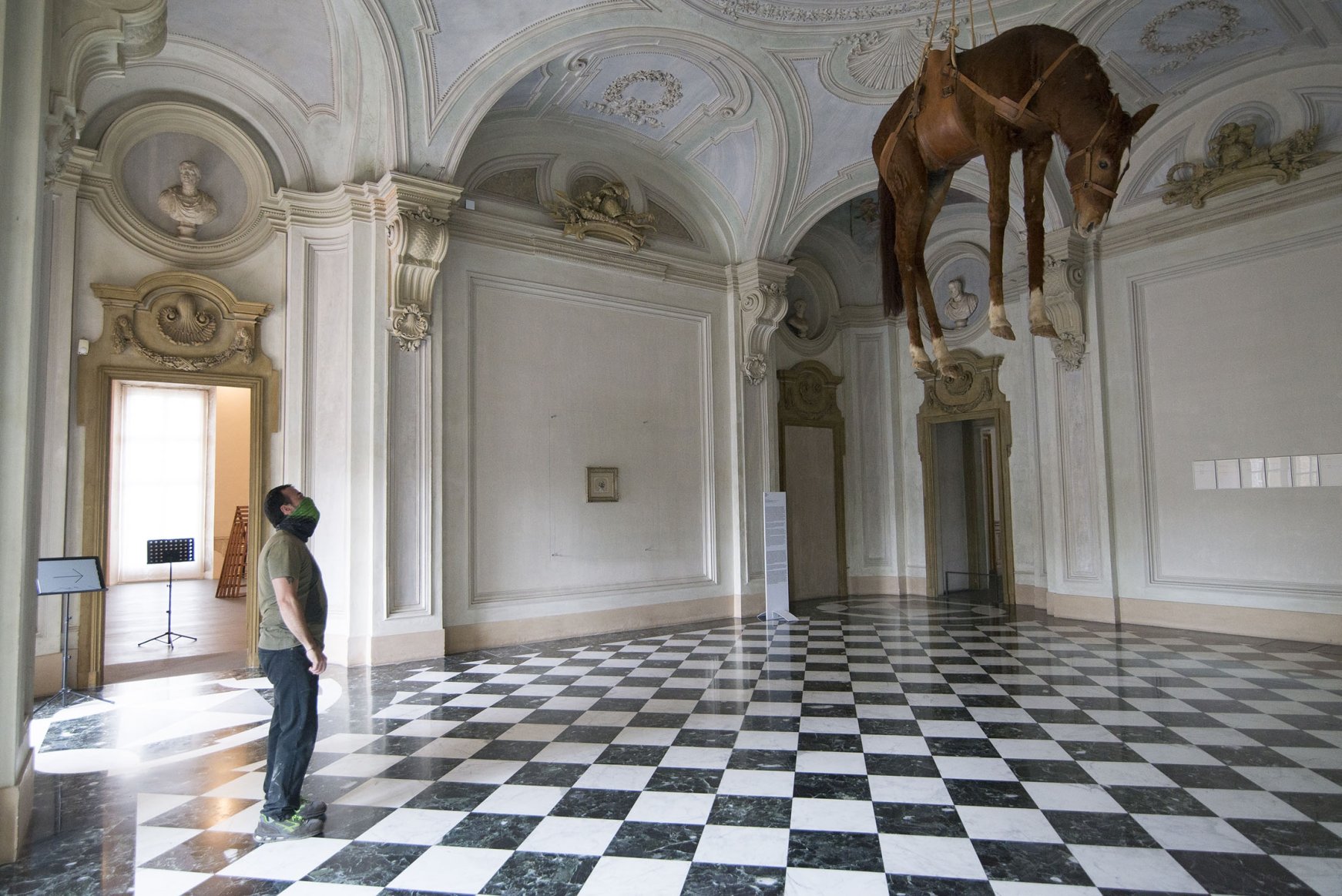 Golden WC, duct-taped banana: Art's 'prankster' Maurizio Cattelan ...