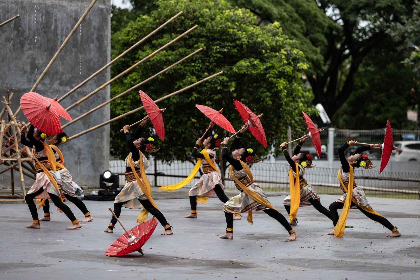 Artsy and round all around: Indonesia Umbrella Festival 2021 | Daily Sabah