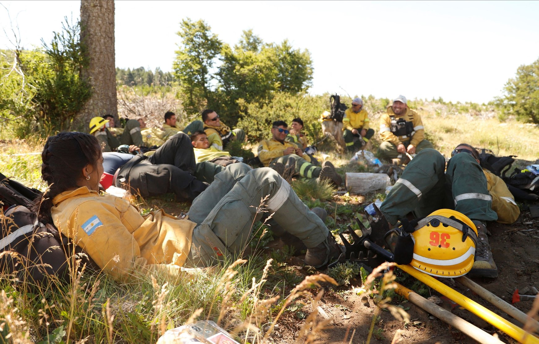 Fire rages for weeks in Argentina's Patagonia | Daily Sabah