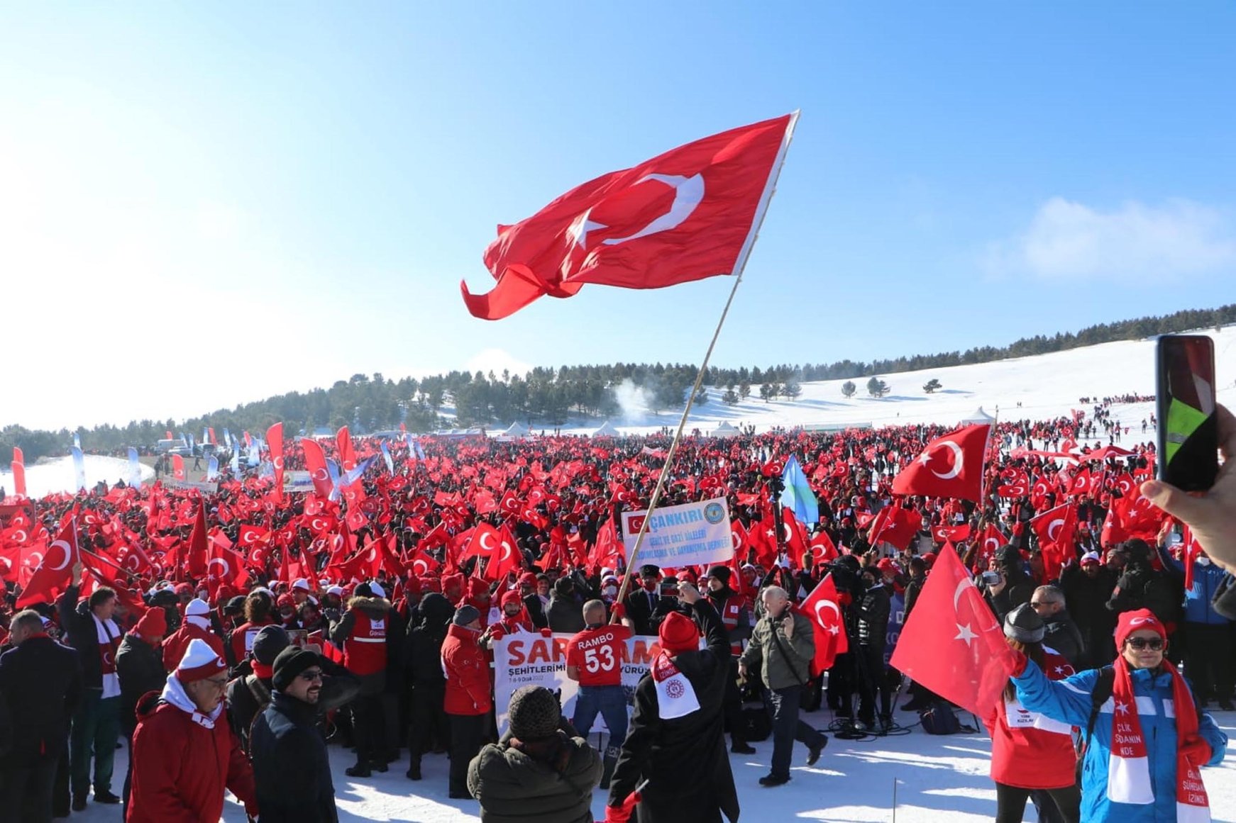 Thousands commemorate fallen Ottoman WWI soldiers in Sarıkamış | Daily ...