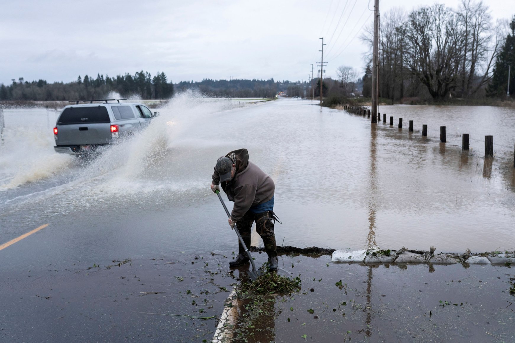 Heavy rains flood US city of Chehalis in Washington | Daily Sabah