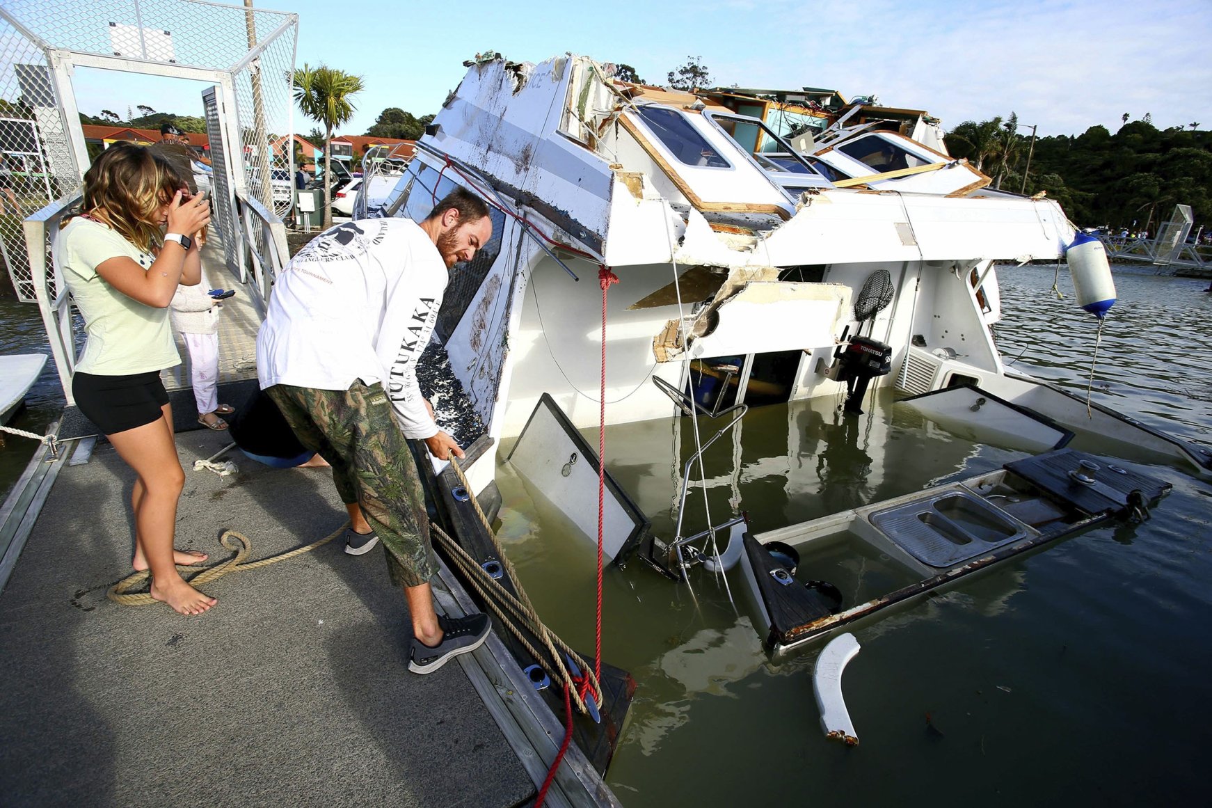 Undersea volcanic eruption caused tsunami, severe damage in Tonga ...