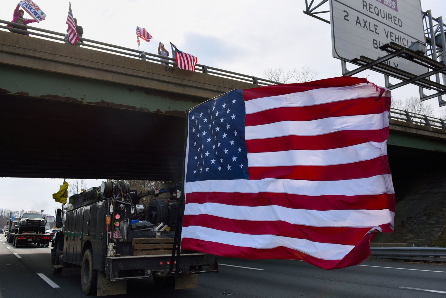 'People's Convoy' truck protest targets Washington | Daily Sabah