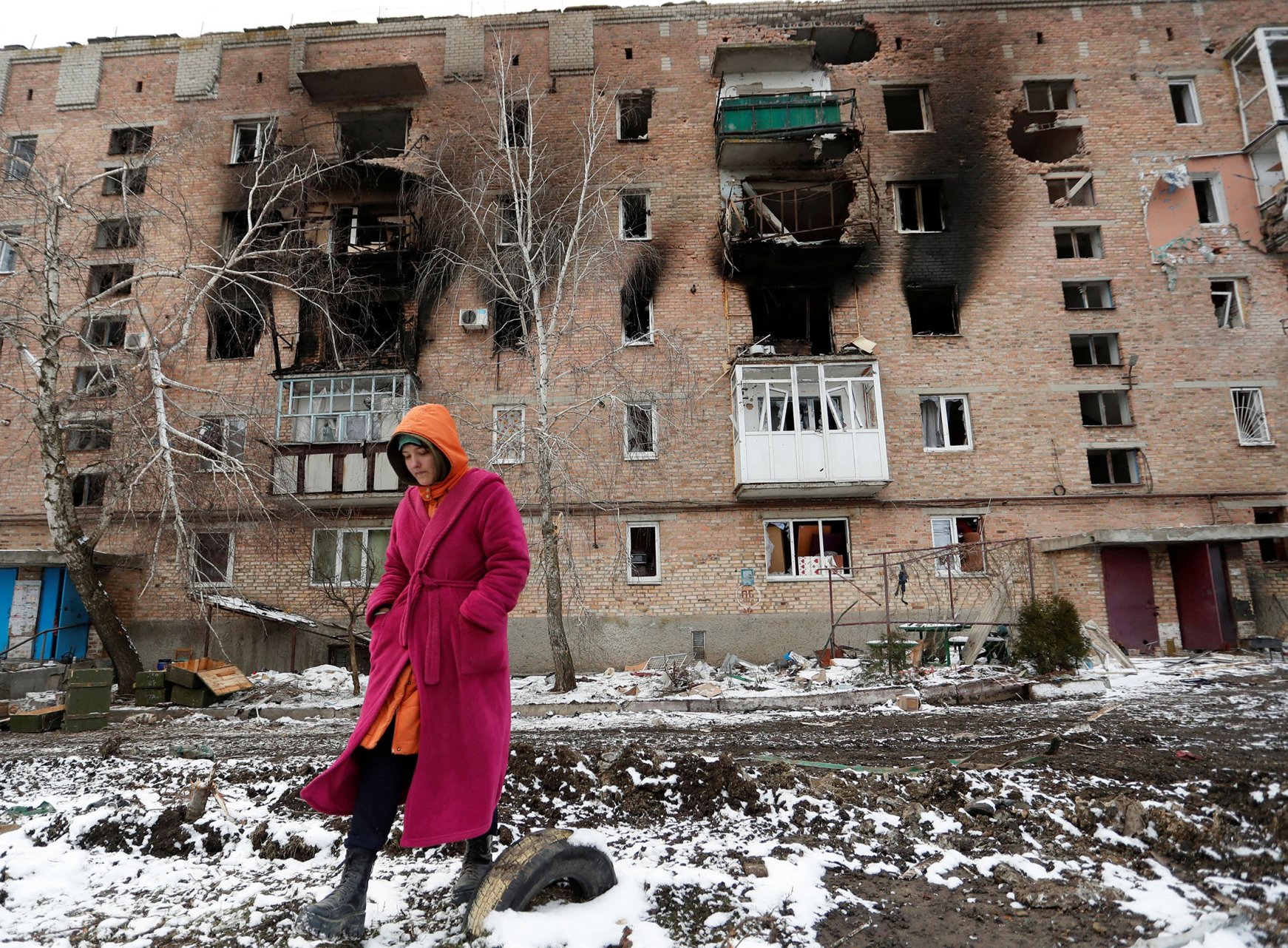 A look into devastated town of Volnovakha, Ukraine | Daily Sabah