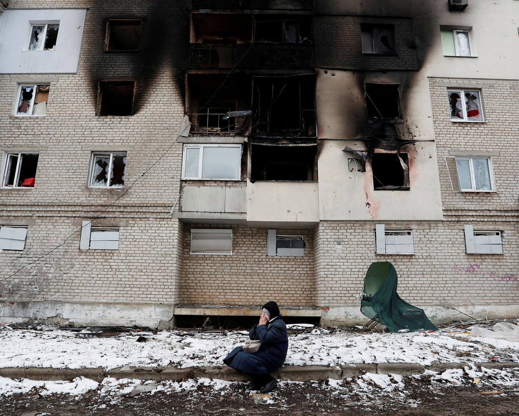 A look into devastated town of Volnovakha, Ukraine | Daily Sabah