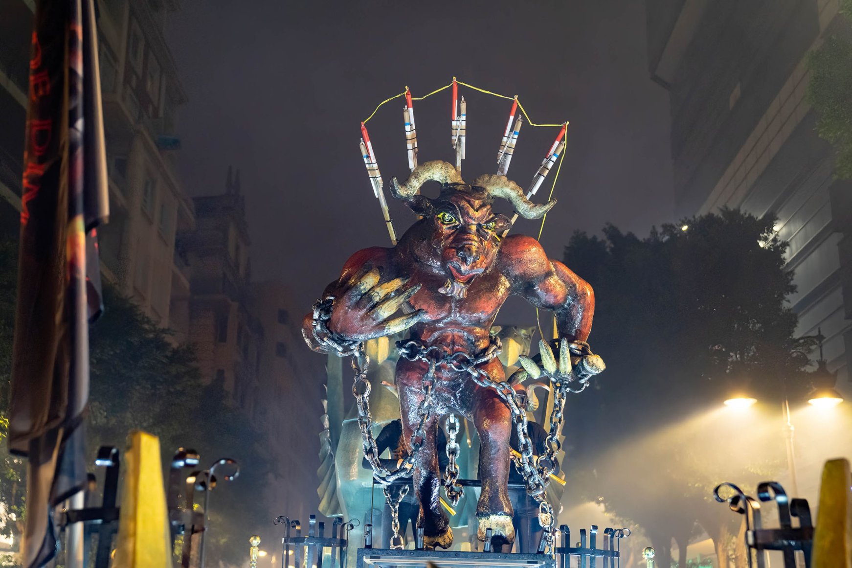 Paper mache art goes up in flames for Fallas festival in Valencia ...