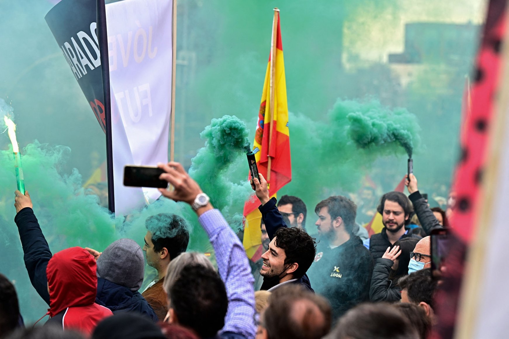Spain hit by yet another mass protest over rising prices | Daily Sabah