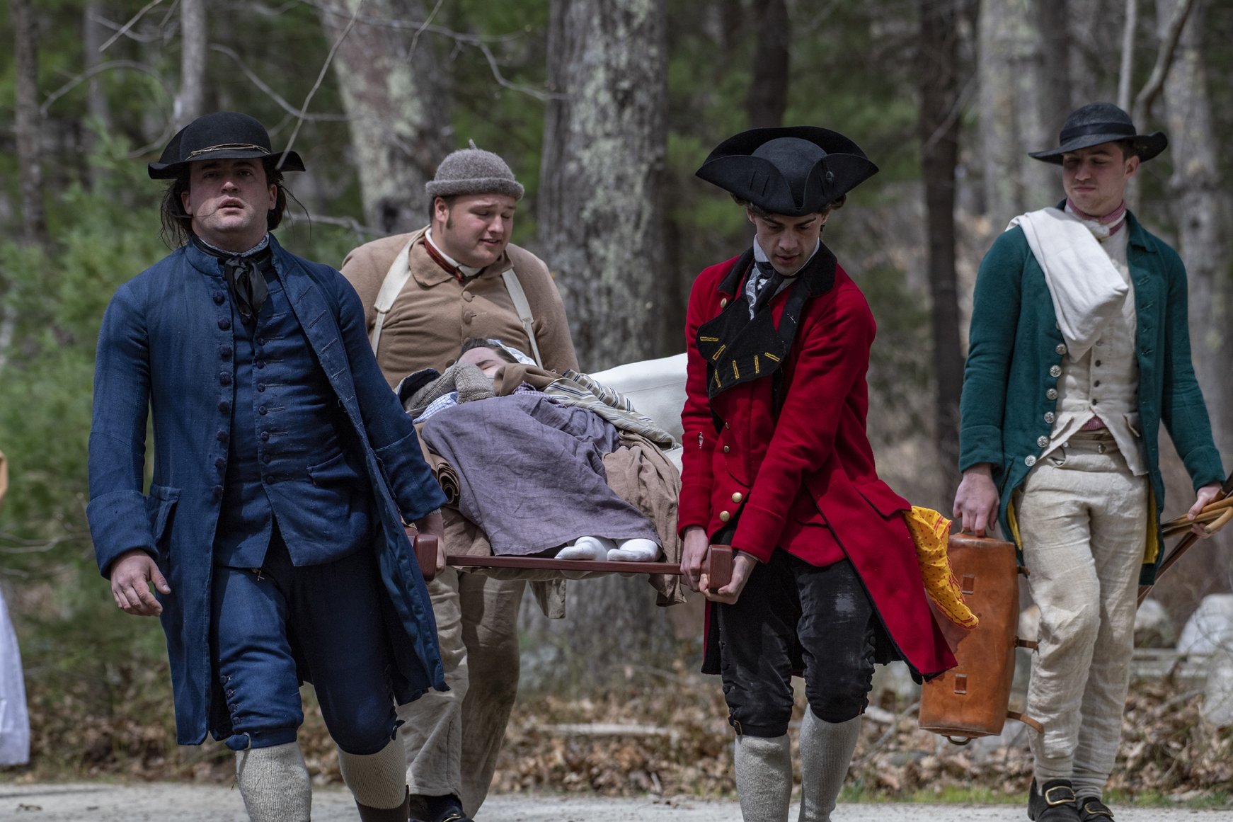 Opening battle of US Revolution commemorated with reenactment | Daily Sabah