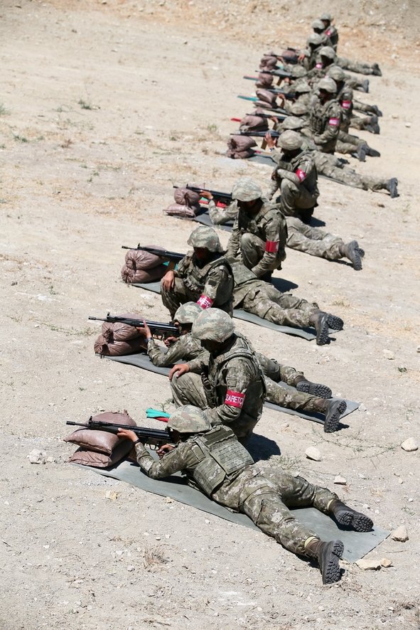 Champion female Turkish athletes learn to become officer trainers ...