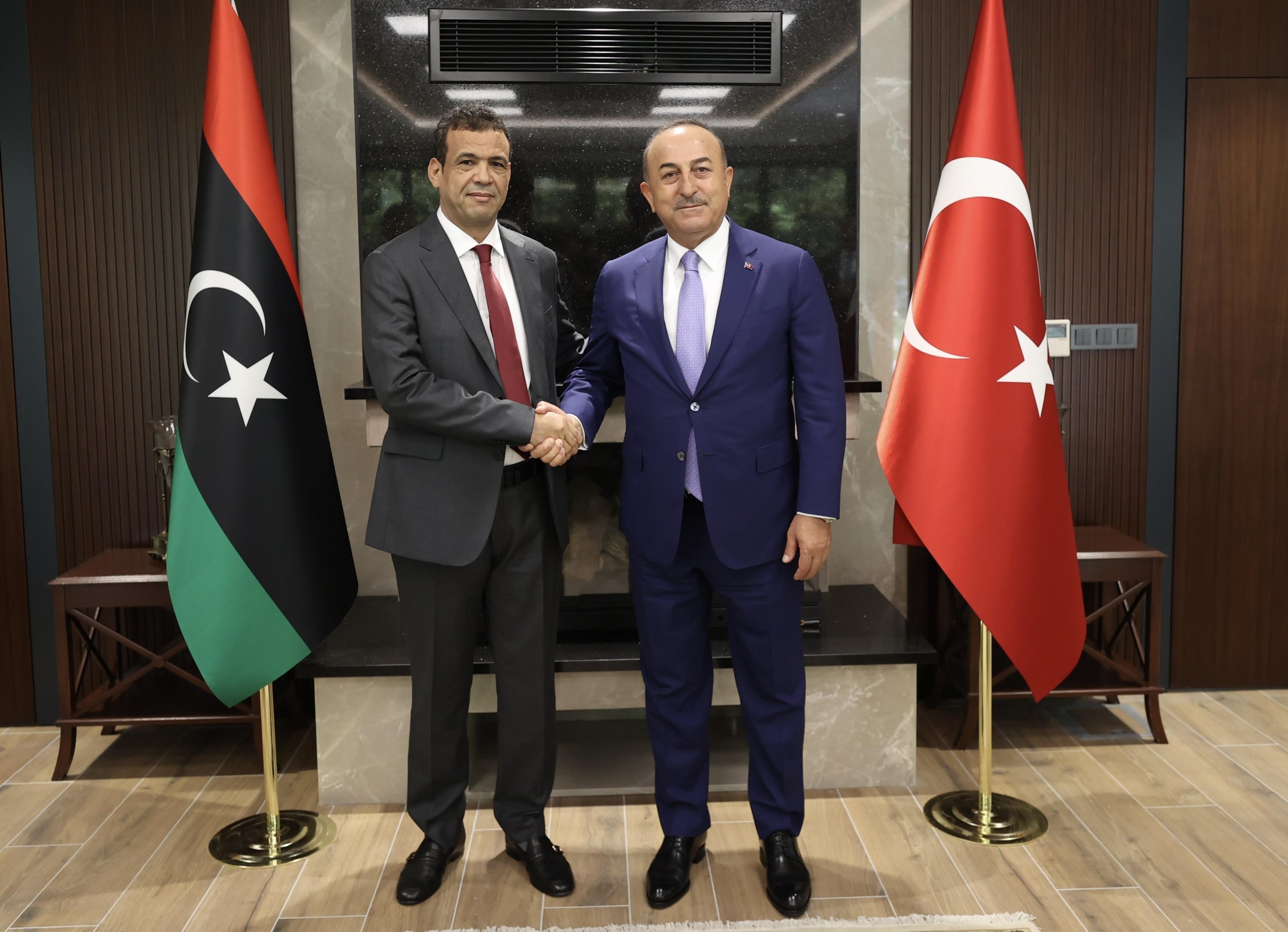 FM Çavuşoğlu meets with Libyan officials in Ankara | Daily Sabah