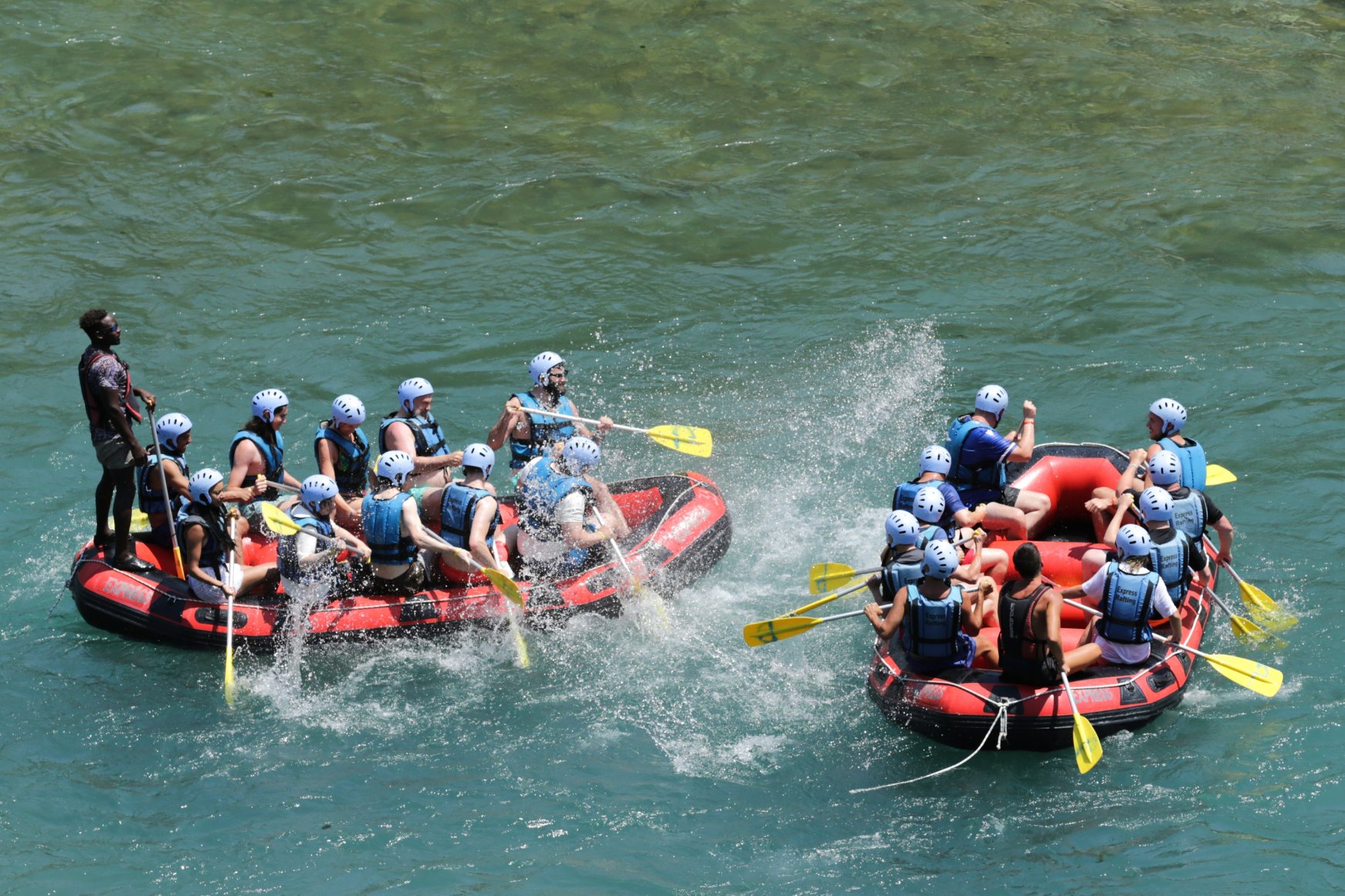 Adrenaline lovers feel rafting excitement in Türkiye's Köprüçay | Daily ...