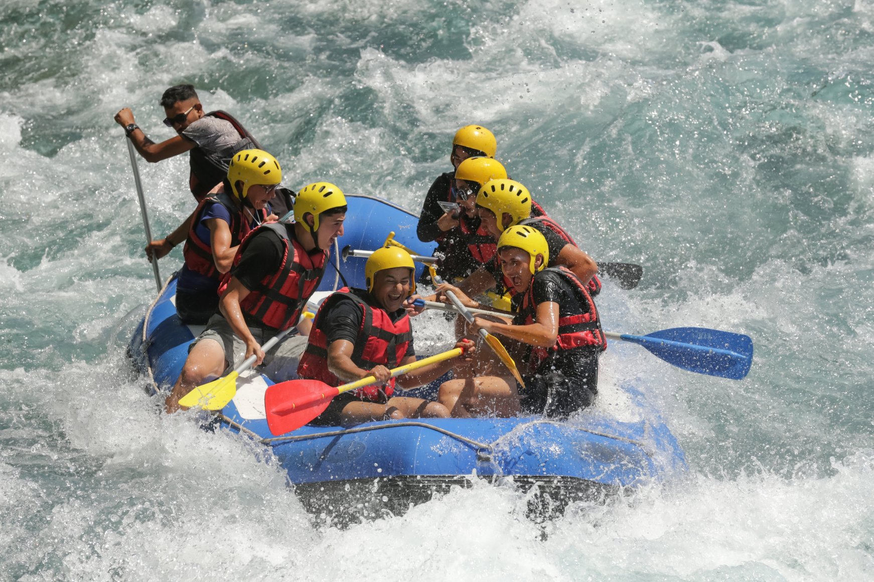 Adrenaline lovers feel rafting excitement in Türkiye's Köprüçay | Daily ...