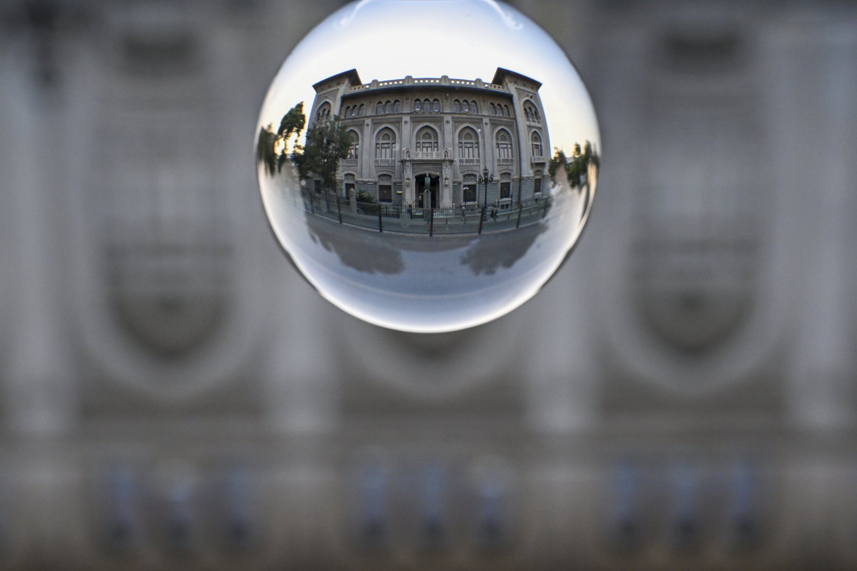 Photos of Ankara's iconic structures reflected on crystal spheres ...