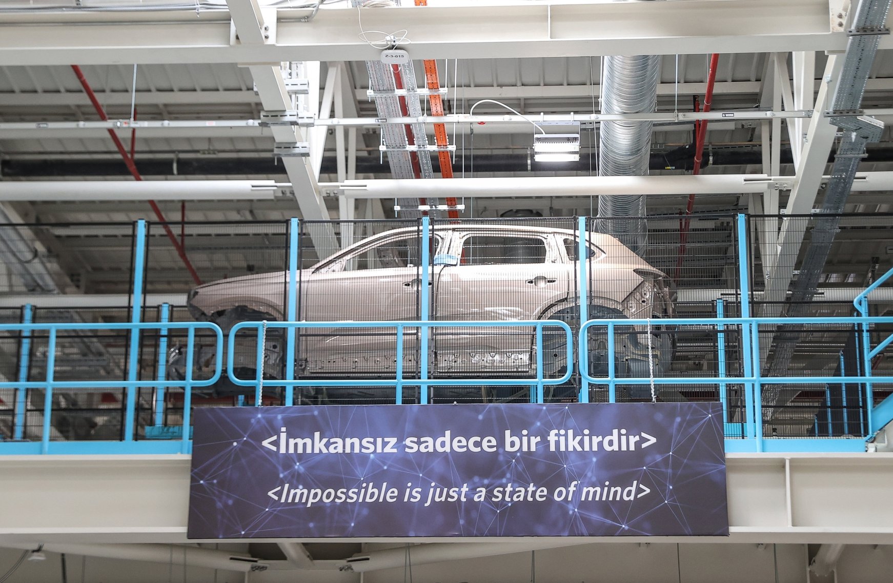 Production of national Turkish car Togg caught on camera in Bursa ...