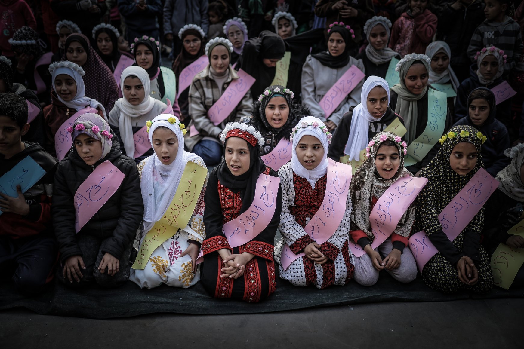 Ceremony held in Gaza for schoolgirls reciting the holy Quran | Daily Sabah